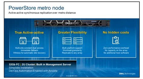 Dell EMC PowerStore Metro Node Enables Automated BC StorageNewsletter