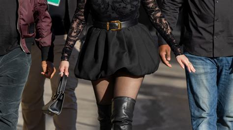 Selena Gomezs Romantic All Black Look Is What Coquette Dreams Are Made Of