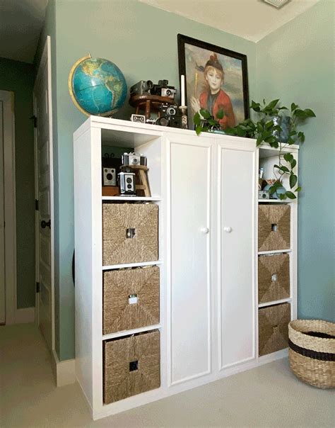 17 Hacks To Completely Transform Your Ikea Kallax Posh Pennies Ikea Kallax Hack Kallax Shelf