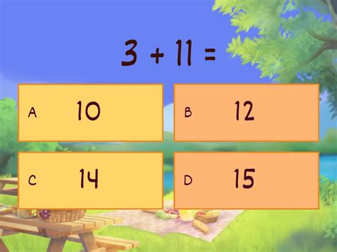 Easy Addition Practice Quiz