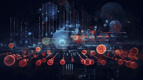 Abstract Futuristic Infographic With Visual Data Complexity Represent