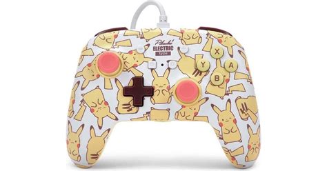 PowerA 1526547 01 Pikachu Blush Wired Controller Switch White