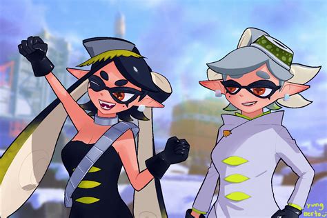 Squid Sisters In The 3rd One By Yungberto On Newgrounds