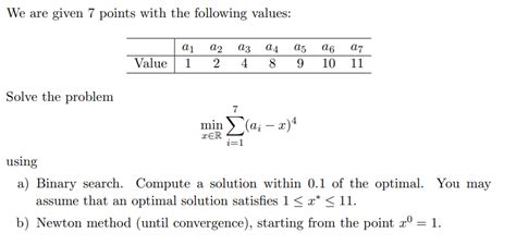 We Are Given Points With The Following Values Chegg Com