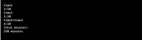 [solved] create a time class and initialize it with hours and minutes make course hero