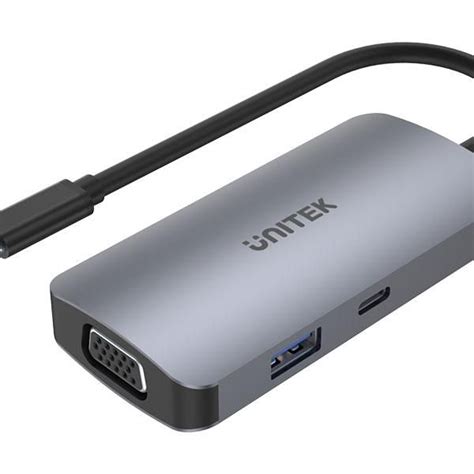 Unitek Usb3 1 5 In 1 Port Replicator With Dual 4k 30hz Hdmi Vga Usb