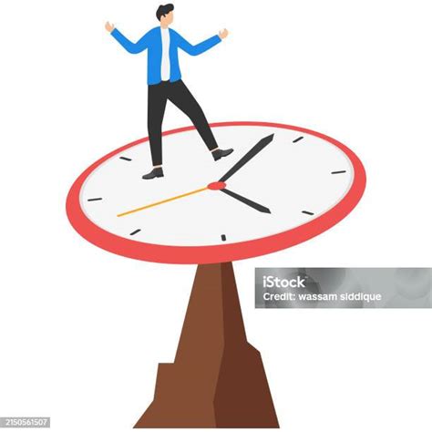 시계 개념 시간 관리의 균형을 맞추려고 노력하는 비즈니스 그룹 개념에 대한 스톡 벡터 아트 및 기타 이미지 개념 개념과 주제 경영자 Istock