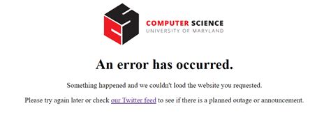 umd cs has died r umd