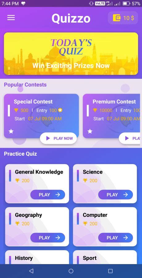 Quiz App Android Ui Ux Design Template By Mrityonjayagames Codester