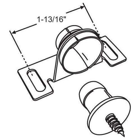 Brixwell 45 245 Self Aligning Catch Adjustable Mounting