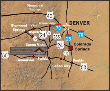Colorado Hot Springs Resorts Map