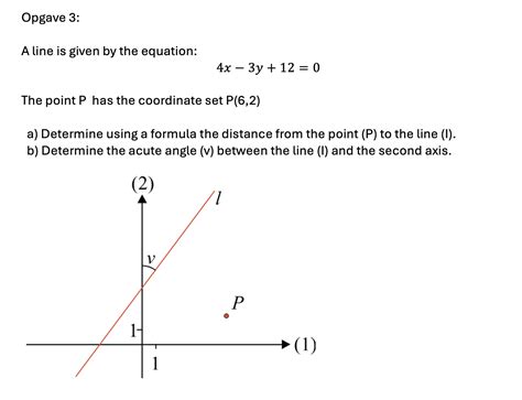 [solved] opgave 3 a line is given by the equation 4x 3y