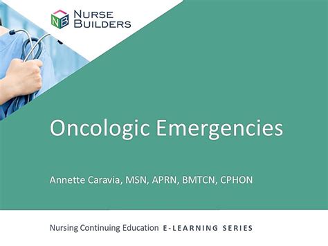 Oncologic Emergencies Nurse Builders