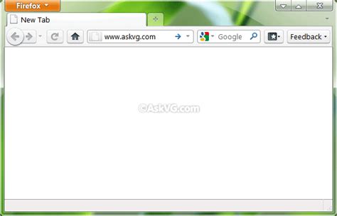 How To Remove “feedback” Button From Mozilla Firefox 4 0 Beta Toolbar Askvg