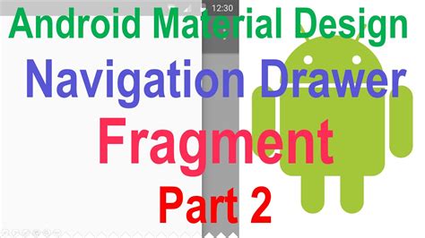 219 Android Navigation Drawer Tutorial Part 2 Youtube