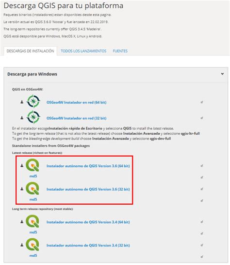 qgis 3 6 noosa novedades descarga e instalación mappinggis