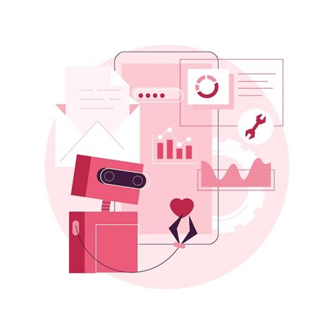 Premium Vector Marketing Automation System Abstract Concept Vector