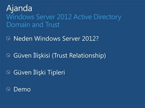 windows server 2012 active directory domain and trust forest trust pptx