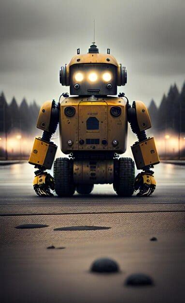 Premium Photo Robot Android