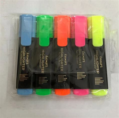 Multicolor Fine Tip Luxor Highlighter Marker Pen At Best Price In New Delhi