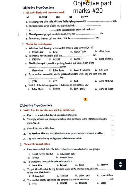 Grade 4 Computer Mock Test Pdf