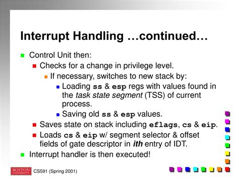 Ppt The Linux Kernel Signals And Interrupts Powerpoint Presentation Id846438