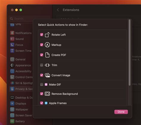 macos how to use quick actions in finder macrumors