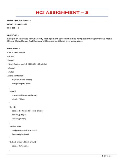 Hci 3 Assignment Pdf Business