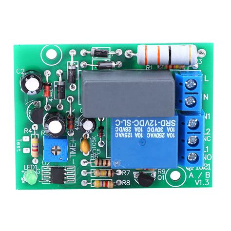 Freemarket Delay Power On Module Adjustable Time Timer Relay Switch 10a250v Load Capacity