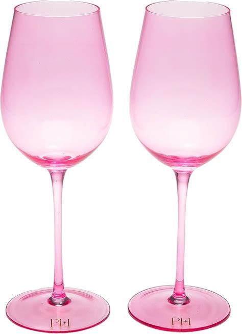 Paris Hilton Wine Glass Set Handmade Glass Collection In