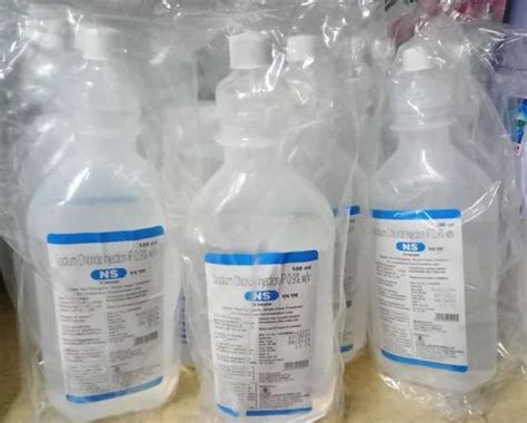 Isotonic Ns 100ml Sodium Chloride Injection At ₹ 15 Box In New Delhi Id 2852170511312