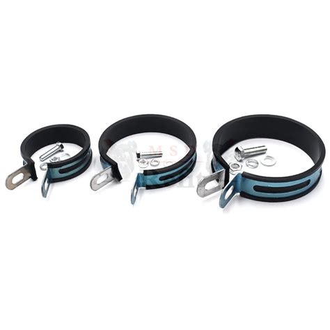 60mm 88mm 100mm 직경 1 Pcs 홀더 클램프 고정 링 지지대 범용 2 스트로크 오토바이 배기 파이프 머플러낙상