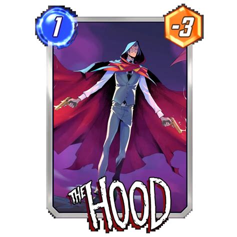 The Hood Luca Claretti Marvel Snap Card Variant Marvel Snap Zone