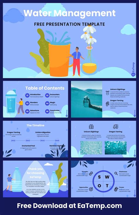 Water Management Ppt Presentation Template Eatemp
