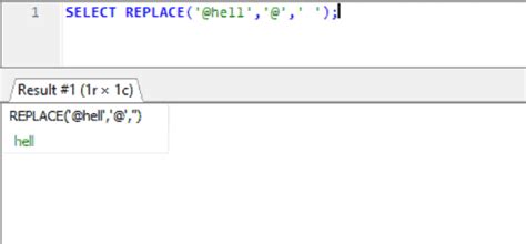 Replace Function In Mariadb 9 Examples