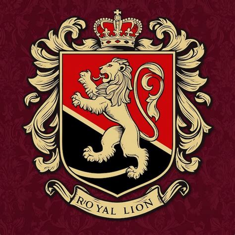 Imágenes únicas Del Logotipo De León Con Elementos Creativos Imagen