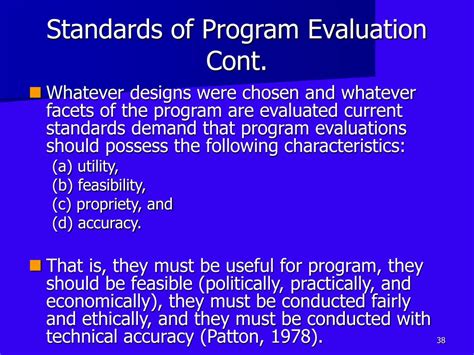 Ppt Needs Analysis Program Evaluation Program Implementation