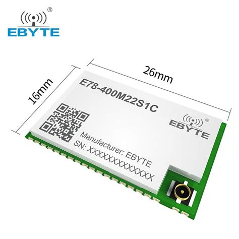Ebyte E78 400m22s1c Asr6601 Lora Wireless Module 433mhz 470mhz Lorawan Linkwan 6km Rf