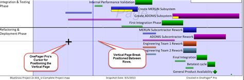 How To Insert Page Breaks On Ms Project Bapsplash