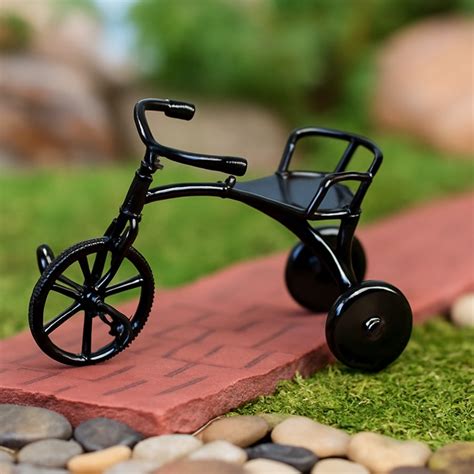 Miniature Old Fashioned Tricycle Nursery Miniatures Dollhouse