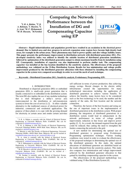 Pdf Comparing The Network Performance Between The Installation Of Dg