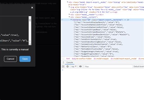 Importexport Settings Closing On Click · Issue 2831 · Toolkit For