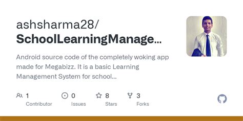 GitHub Ashsharma SchoolLearningManagementSystem Android Source Code Of The Completely