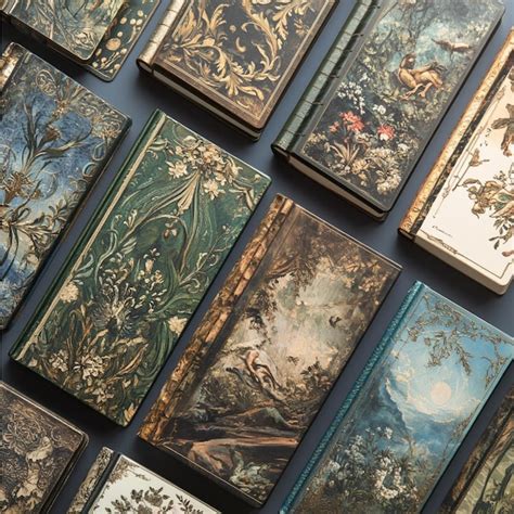 A Collection Of Different Types Of Notebooks And Planners Each With Unique Covers And Designs