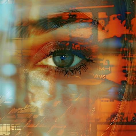 Premium Photo Abstract Digital Eye Artwork Surreal Cybernetic Vision Concept Futuristic Design