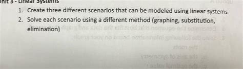 Answered Systems 1 Create Three Different Scenarios That Can Be Kunduz