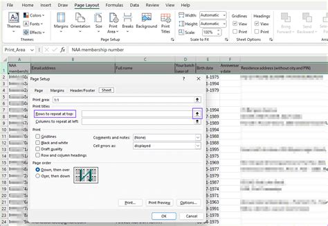 How To Print First Row Or Column On Every Excel Page Guiding Tech