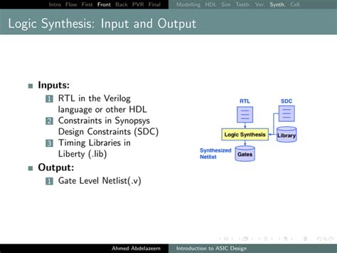 ASIC Design Flow PDF