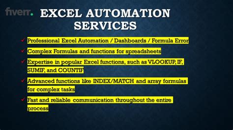 Automate Your Excel Spreadsheet With Custom Formulas And Functions By