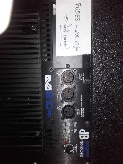 DVA S DB Technologies DVA S Audiofanzine